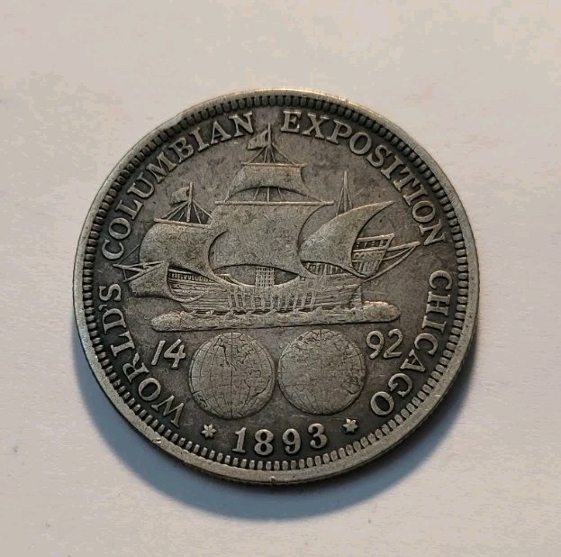 1893 Columbian Exposition Commemorative Silver Half Dollar Coin | eBay