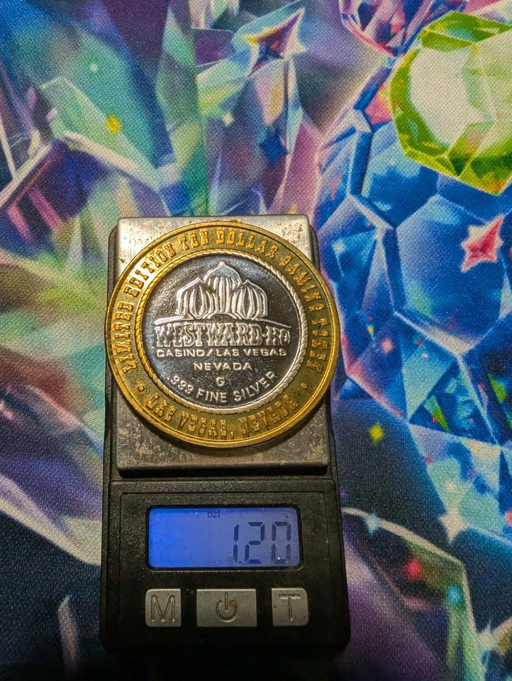 Westward Ho Limited Edition Gaming Token Collectable 1.2OZ .999 Fine ...