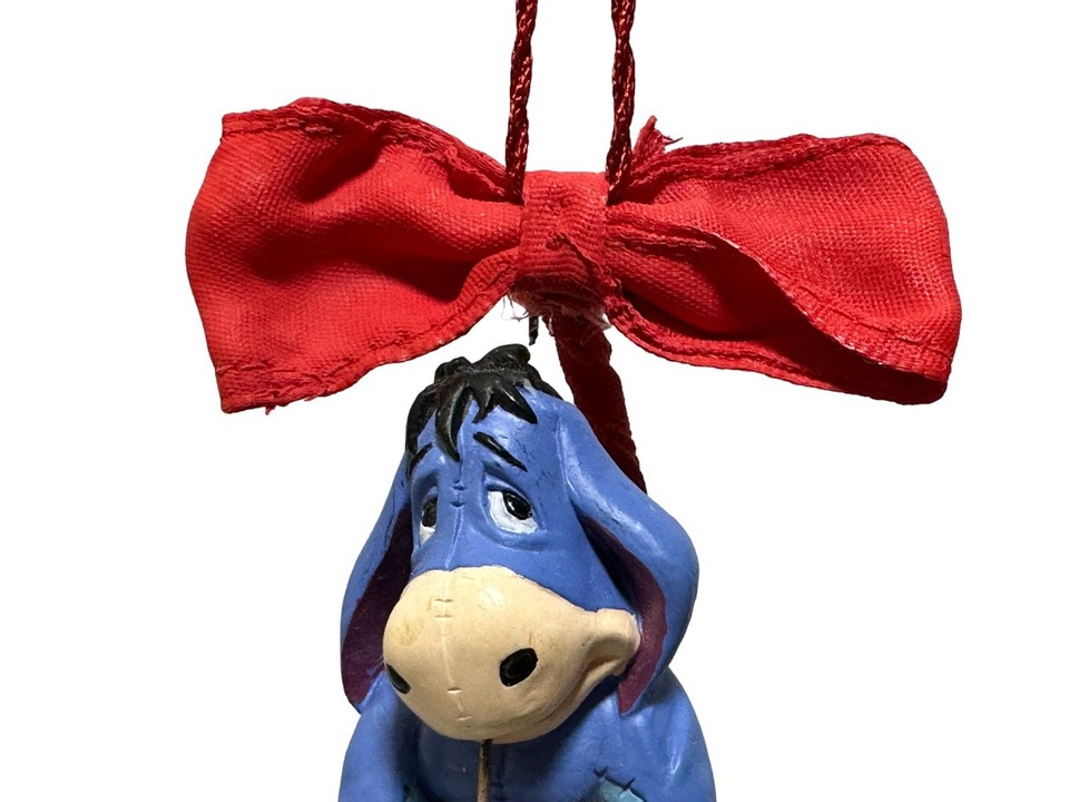 1996 Disney Store Poohs Winter Wonderland Eeyore Christmas Ornament | eBay