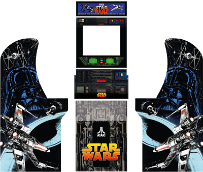 Arcade 1UP Cabinet graphics / artwork full cabinet - Star Wars Atari | eBay
