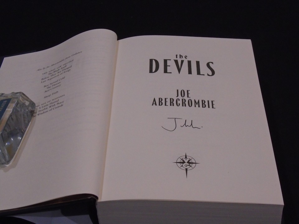 Signed Joe Abercrombie The Devils UK 1st/1st James Cameron Next Movie First Law | eBay