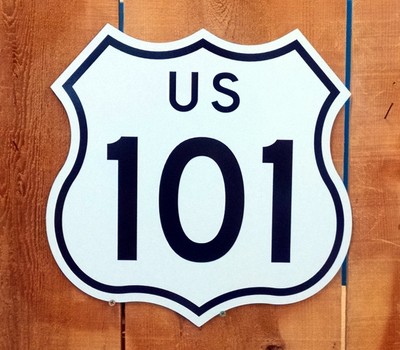 Route 101 Interstate Highway Sign - 15"x15" | eBay