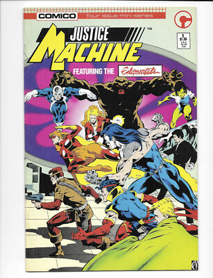 Justice Machine #1-4 1986 Comico Comics [Choice] | eBay