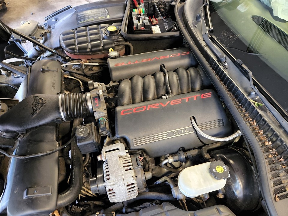 2004 Chevrolet CORVETTE C5 LS1 5.7 Liter Engine 124k miles with WIRING ...