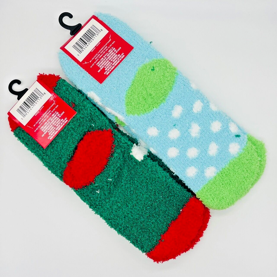 (2) PAIRS ADULT SNUGADOO CHRISTMAS SOCKS | eBay