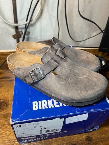 Size 8 - Mens Birkenstock Boston BS Clog Iron (NARROW FIT) | eBay