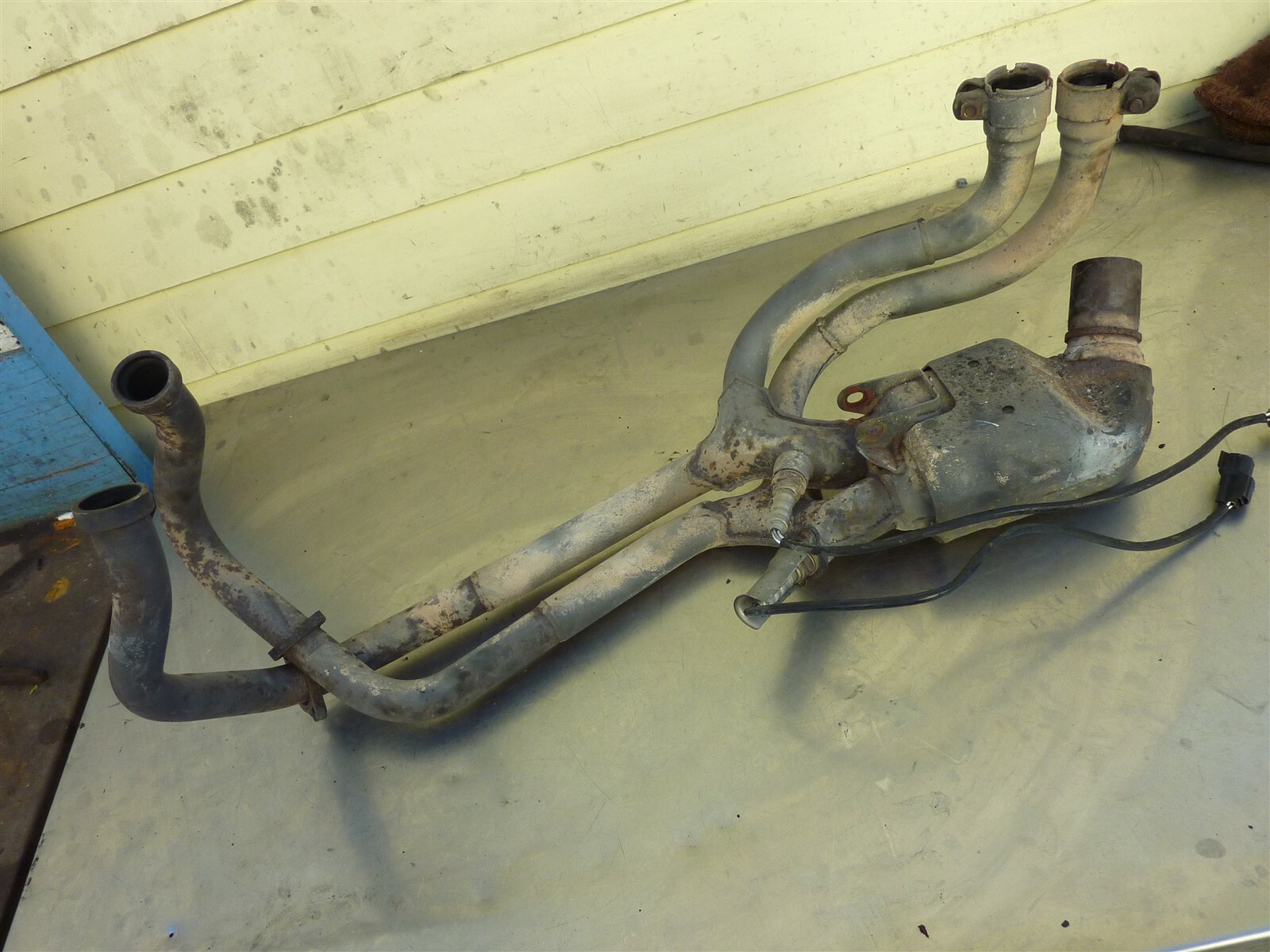 Exhaust headers with o2 sensors VFR800 Honda 98 99 00 01 vfr 800 #LL14 ...