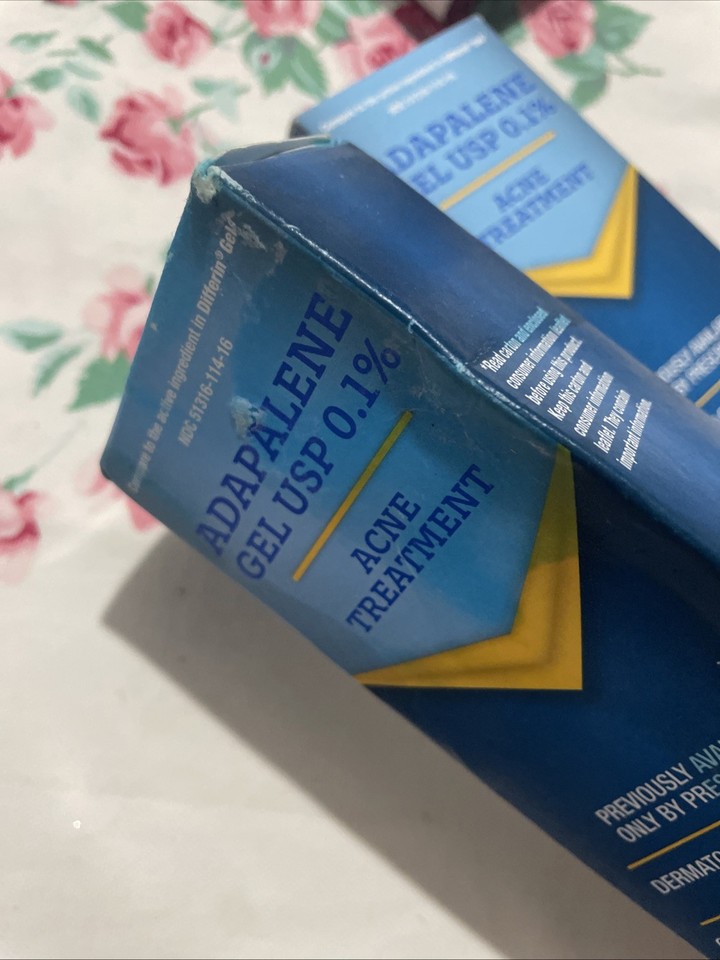 2~Adapalene Gel 0.1% Acne Treatment (Generic Differin) 1.6oz 9/26 SEE ...