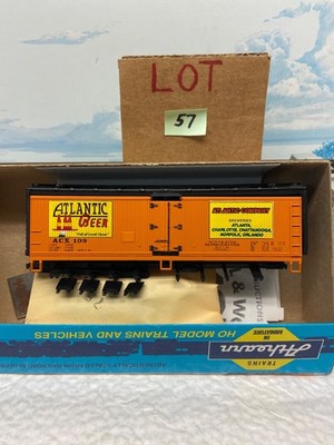 HO ATHEARN CUSTOM SHOW ME MODEL RR CO KIT ~ ATLANTIC BEER 40' WOOD ...