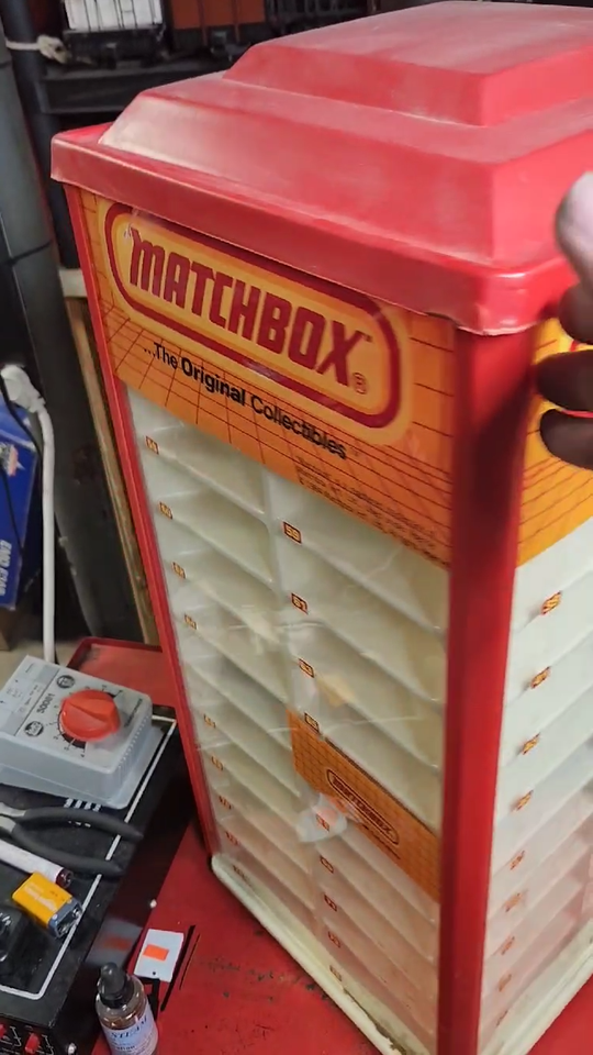 Vintage 1984 MATCHBOX COLLECTOR SHOWCASE Stand Up Rotating Display | eBay