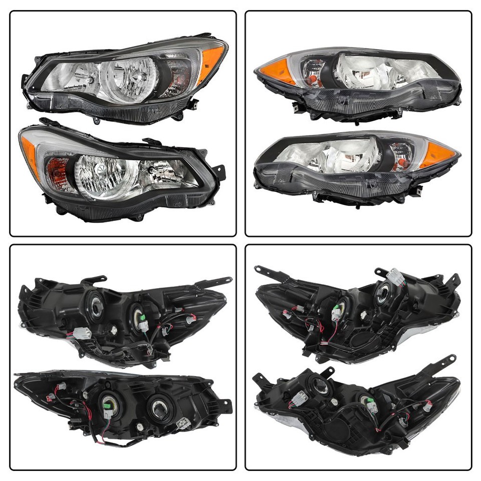 For 2012-2015 Subaru Impreza 2013-2016 Crosstrek Clear Lens Halogen ...