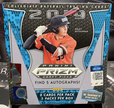 EMPTY 2019 Panini Prizm Draft Picks College Baseball Hobby Box Used | eBay