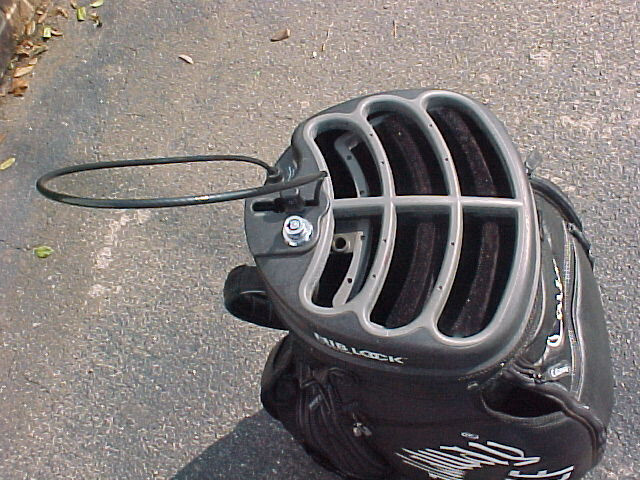 Callaway Big Bertha NIB LOCK Black Staff Cart 9 1/2" Golf Club Bag w ...