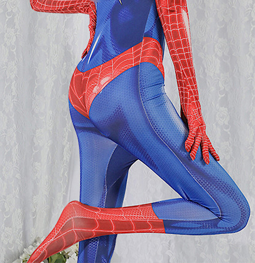 Spiderman Mujer Vestido Mujer Carnaval Spider Woman Cosplay Traje ...