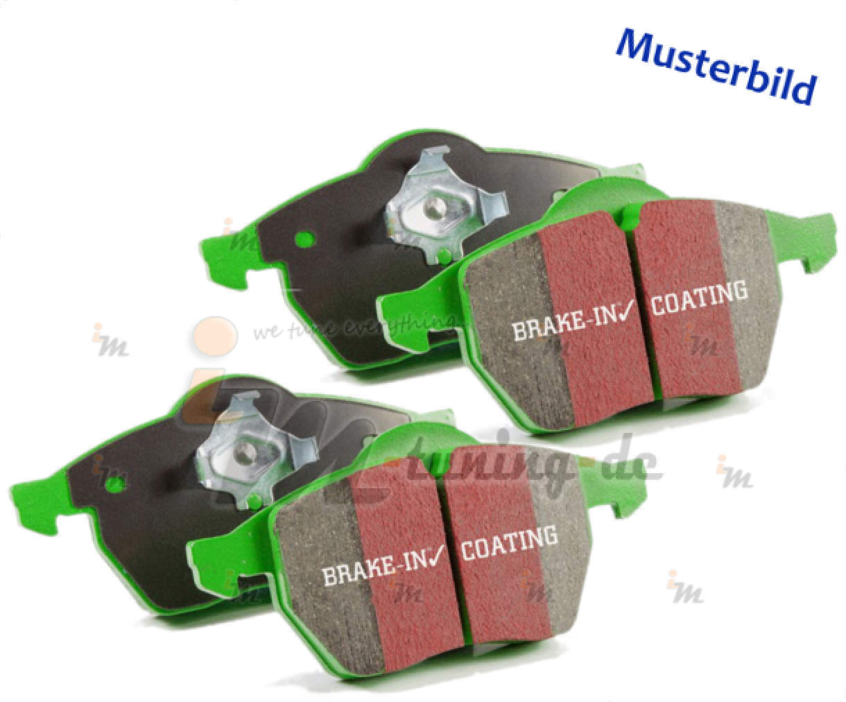 EBC Bremsbeläge vorne für Peugeot 306 Schrägh. 7A 7C N3 N5 :: 1993 ...