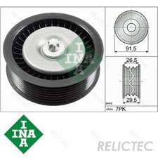 AUX Belt Idler Pulley Fits MERCEDES Ml63 AMG W166 5.5 11 to 15 M157.982 ...