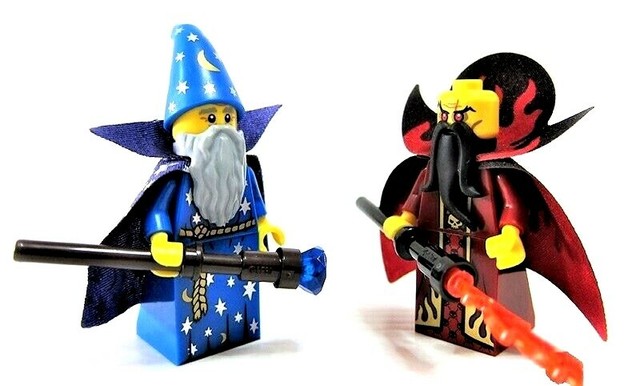 Lego SERIES 12 & 13 Wizards Good & Evil Staff Sealed COLLECTIBLE ...