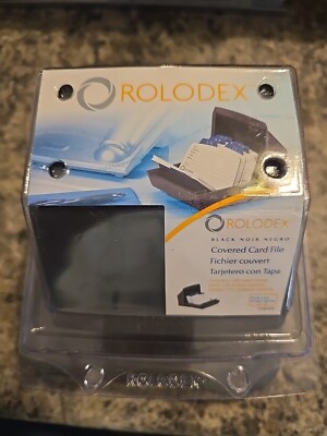 New Rolodex Blue Covered Card File 125 Cards Address Phone Sealed | eBay