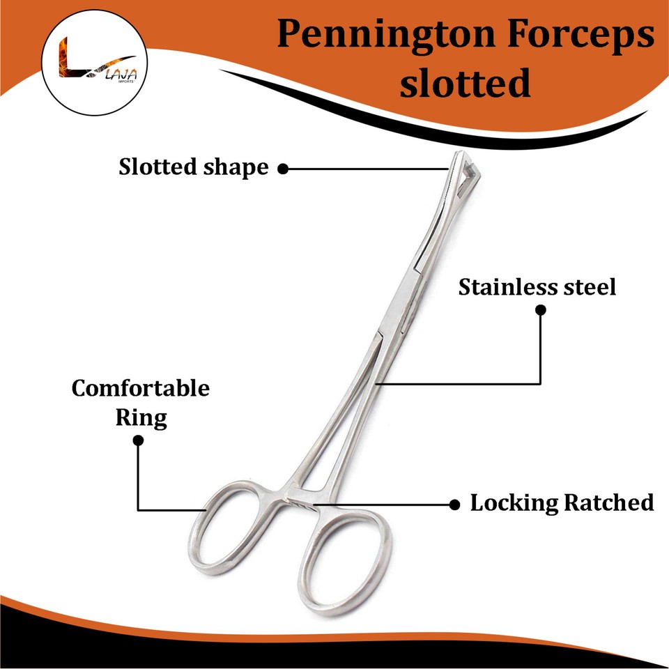 Ear Lip Navel Nose Tongue Septum & Sponge Forceps Clamp Body Piercing ...