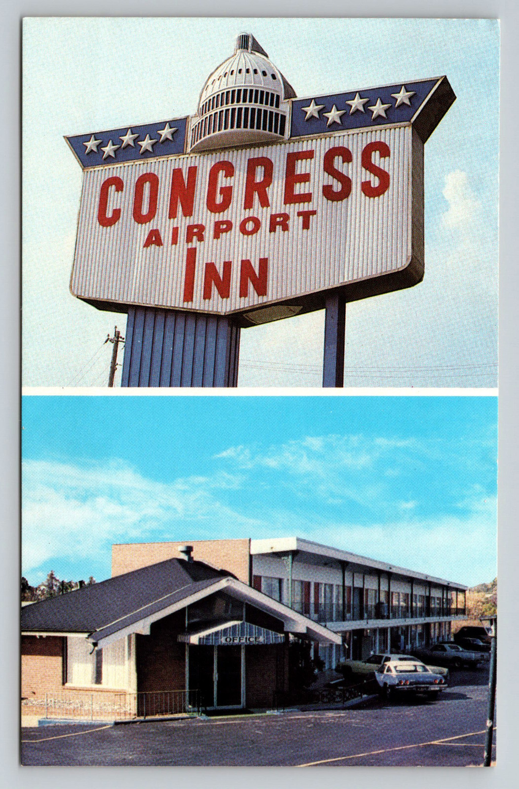 St. Louis Missouri Congress Airport Inn Hotel Motel MO Postcard | eBay