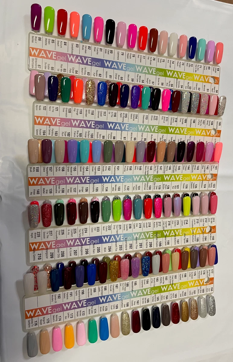 Shellac Colors Swatches