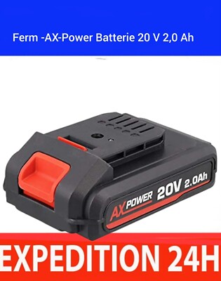 Ferm -Ax Power Battery 20V 2.0Ah Batterie rechargeable | eBay