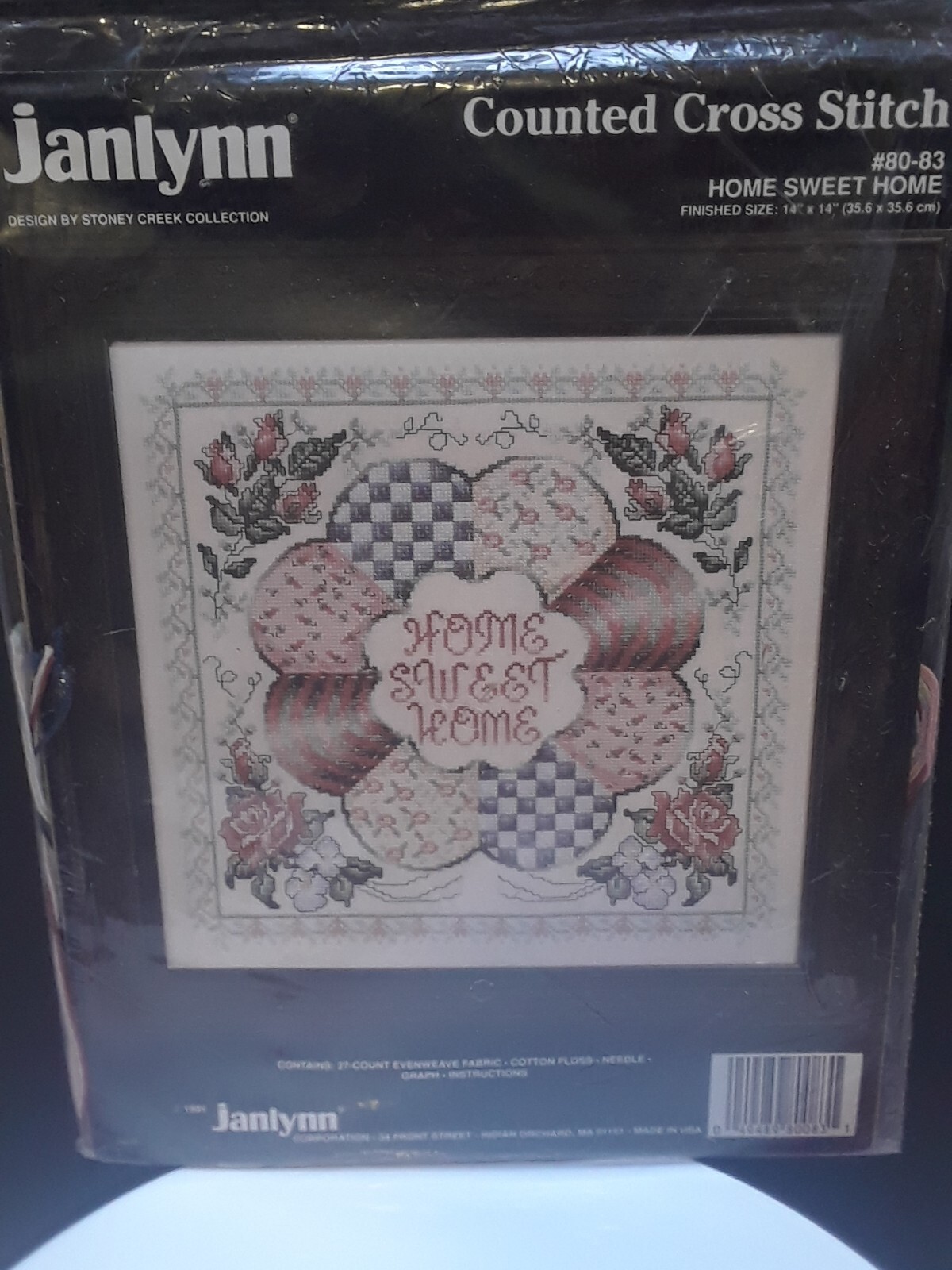 Janlynn Counted Cross Stitch Kit 80-83 Home Sweet Home Finished Size 14 ...