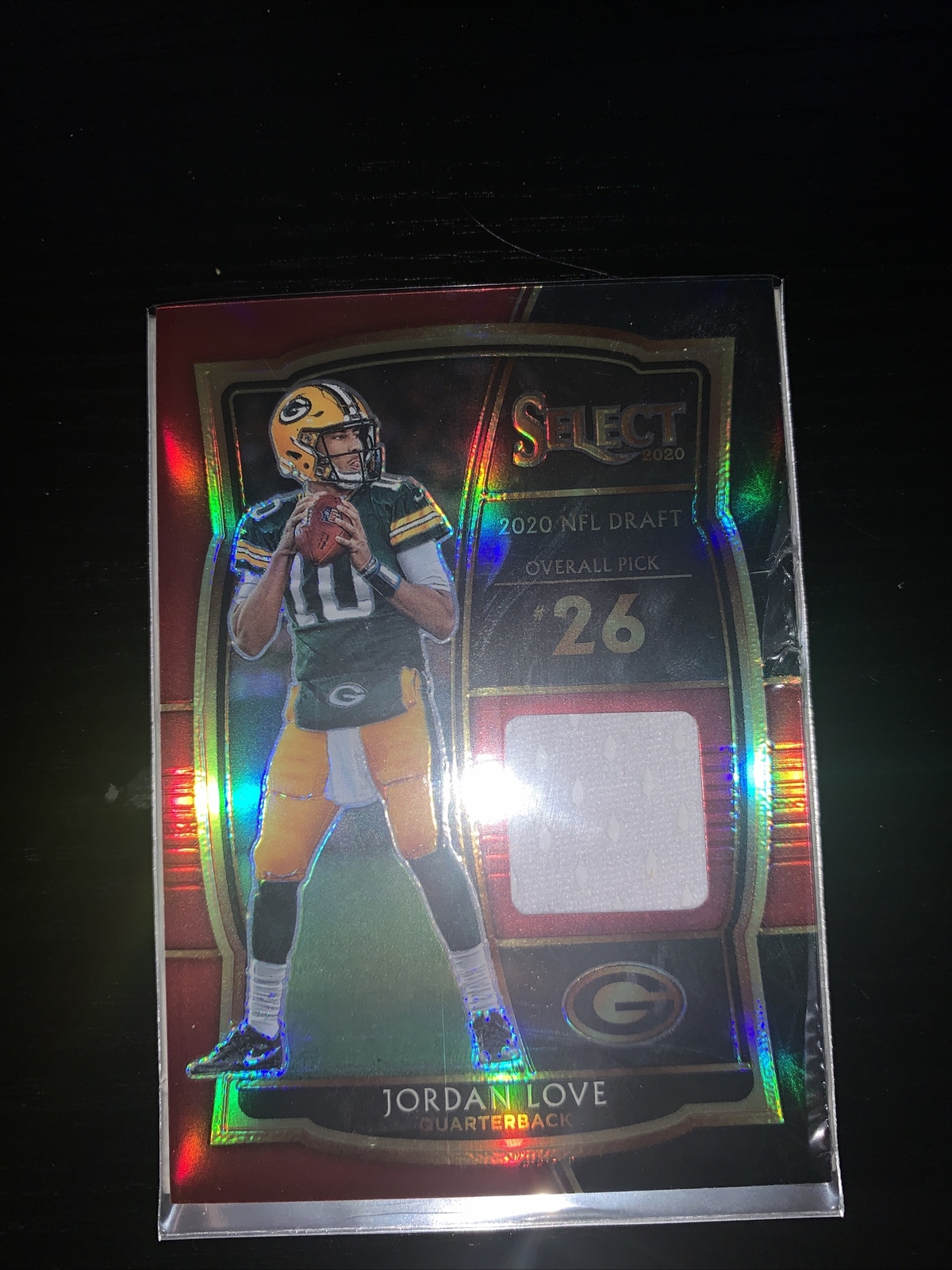 2020 Panini Select - Draft Selections Memorabilia Jordan Love #DS-JLO ...