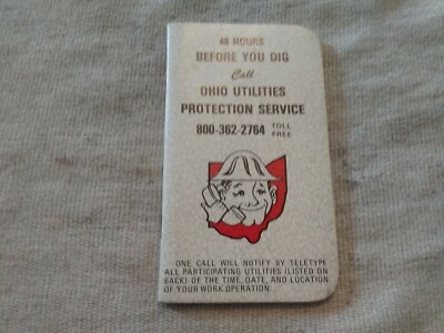 Ohio utilities memo book UNUSED | eBay