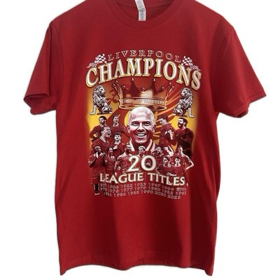 Liverpool champions t-shirt 20times league winners double sided Shirt ...
