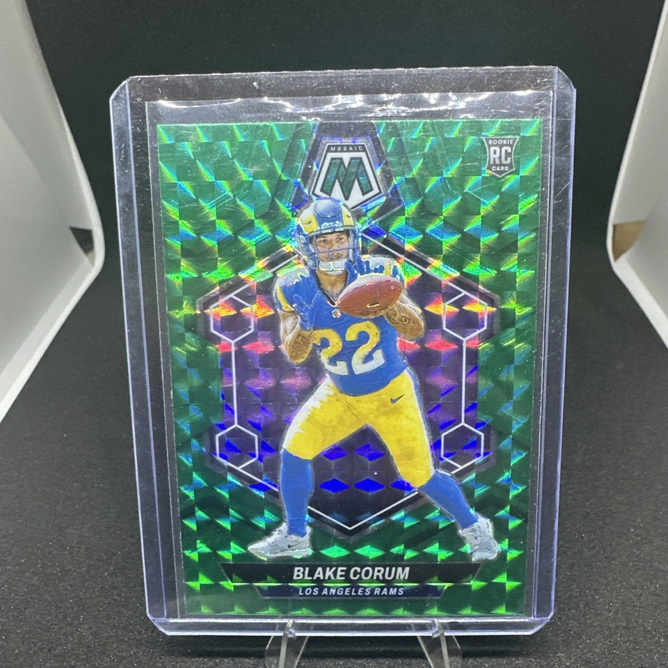 2024 Panini Mosaic - Rookies Blake Corum #368 Green Mosaic Prizm (RC ...
