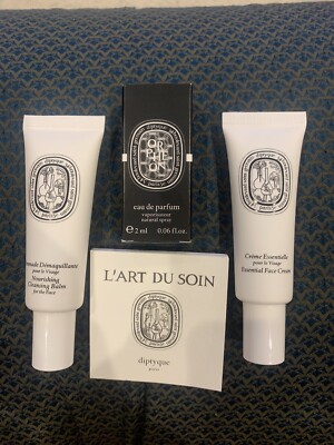 DIPTYQUE Essential Face Cream 25ml + Cleansing Face Balm 25ml + Orpheon ...