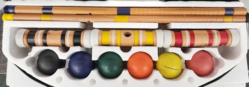 SPORTCRAFT 6-Player Croquet Set with Portable Travel Case Complete Set ...