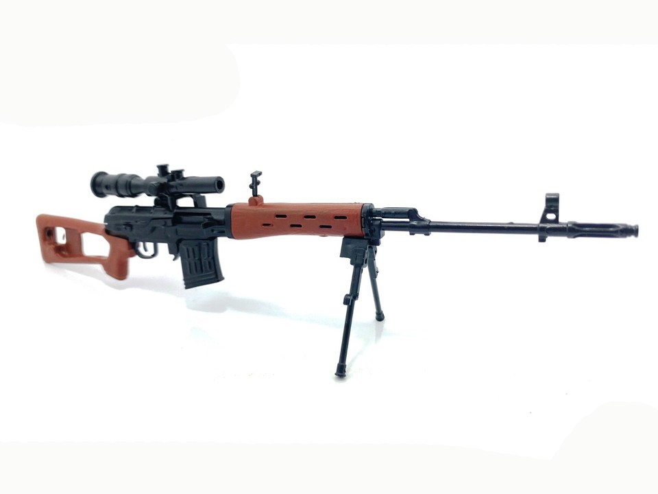 1/6 Scale Custom SVD Sniper Rifle Russian Soviet Army Toys Gun Action ...