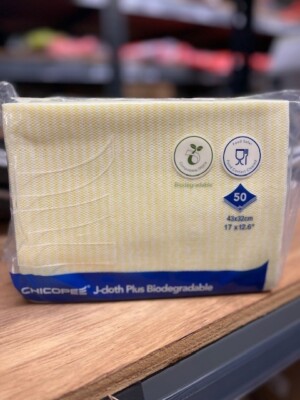 X200 J Cloth Plus Cloth Yellow Biodegradable and Compostable | eBay UK