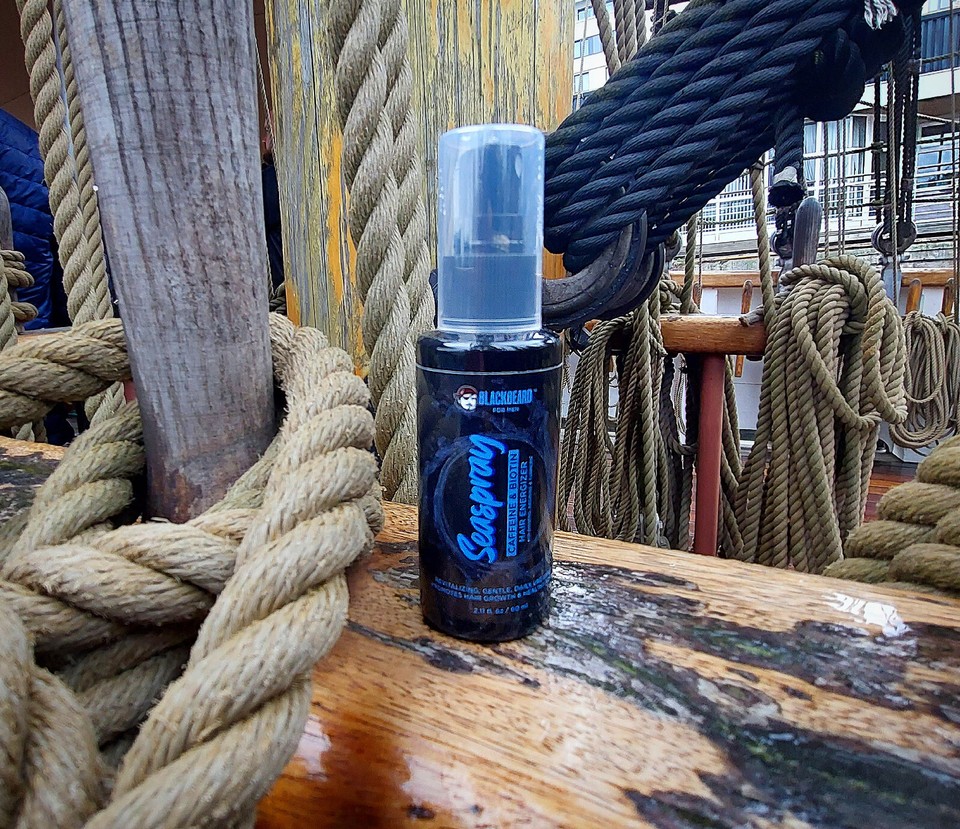 Blackbeard Seaspray Hair Energizer - Men's Hair Serum Spray - 2.1 Fl Oz ...