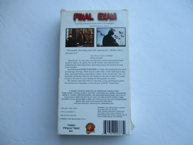 Final Exam (VHS) for sale online | eBay
