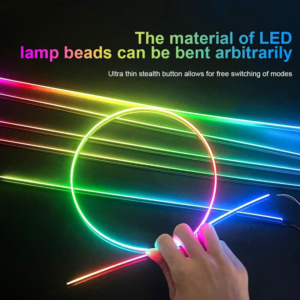 RGB Symphony Car Atmosphere Interior LED Acrylic Guide Fiber Optic ...