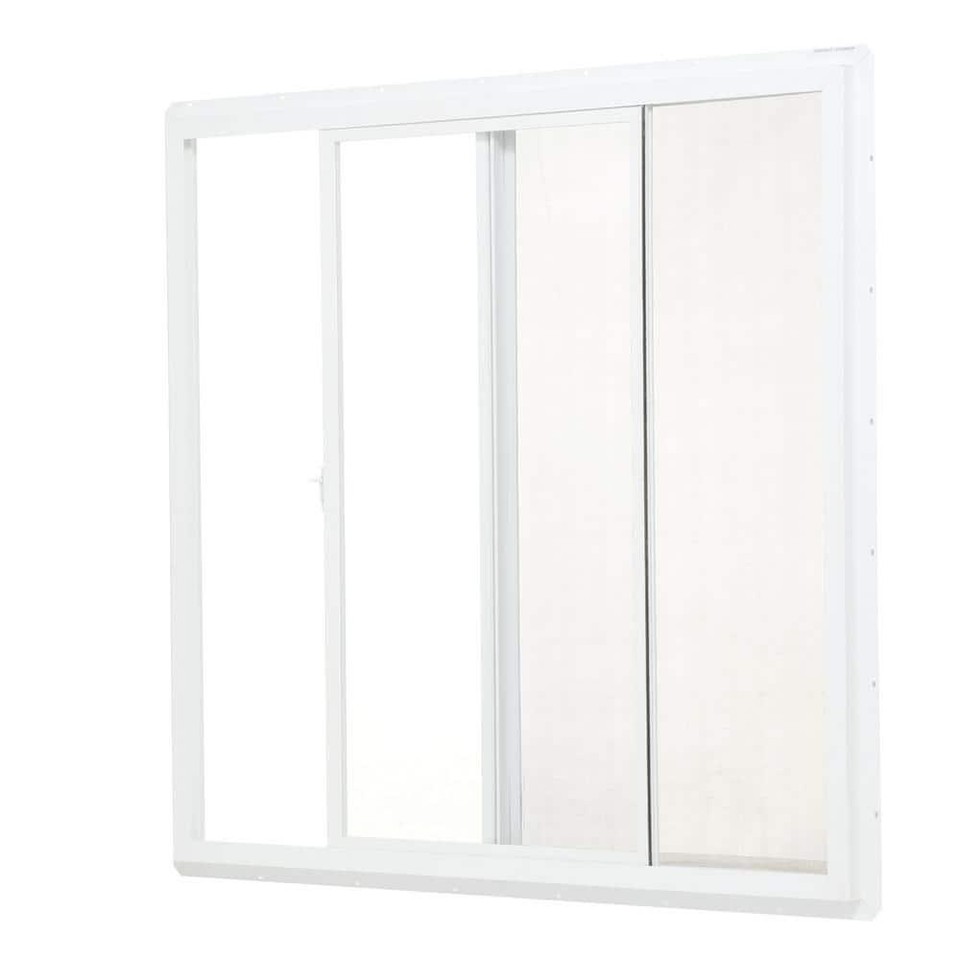 TAFCO WINDOWS Sliding Window Utility Left-Hand Single Slider Vinyl in ...