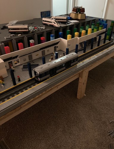 Lego Subway And Train Custom Moc Perfect Lego Table | eBay