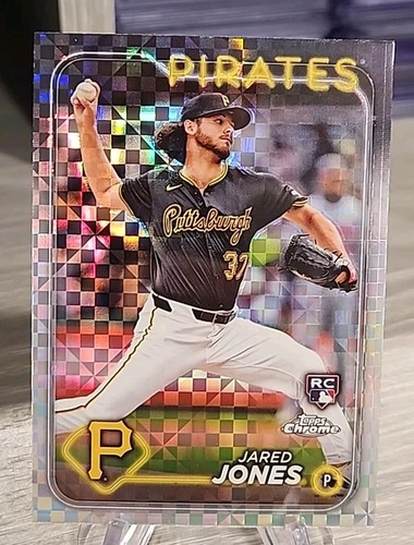 Jared Jones 2024 Topps Chrome X-Fractor Rookie #96 Pittsburgh Pirates ...