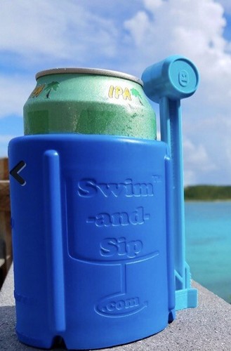 Swim and Sip Drink Koozie Beer Floating Drink Insulator for 12 oz ...