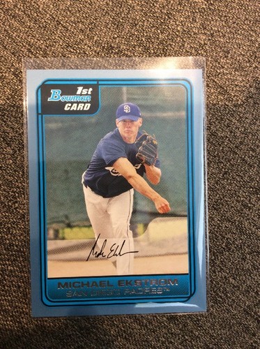 2006 Bowman B42 Blue Border Michael Ekstrom 193/500 Padres | eBay