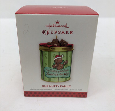 Hallmark Keepsake Ornament QXG1462 Our Nutty Family | eBay
