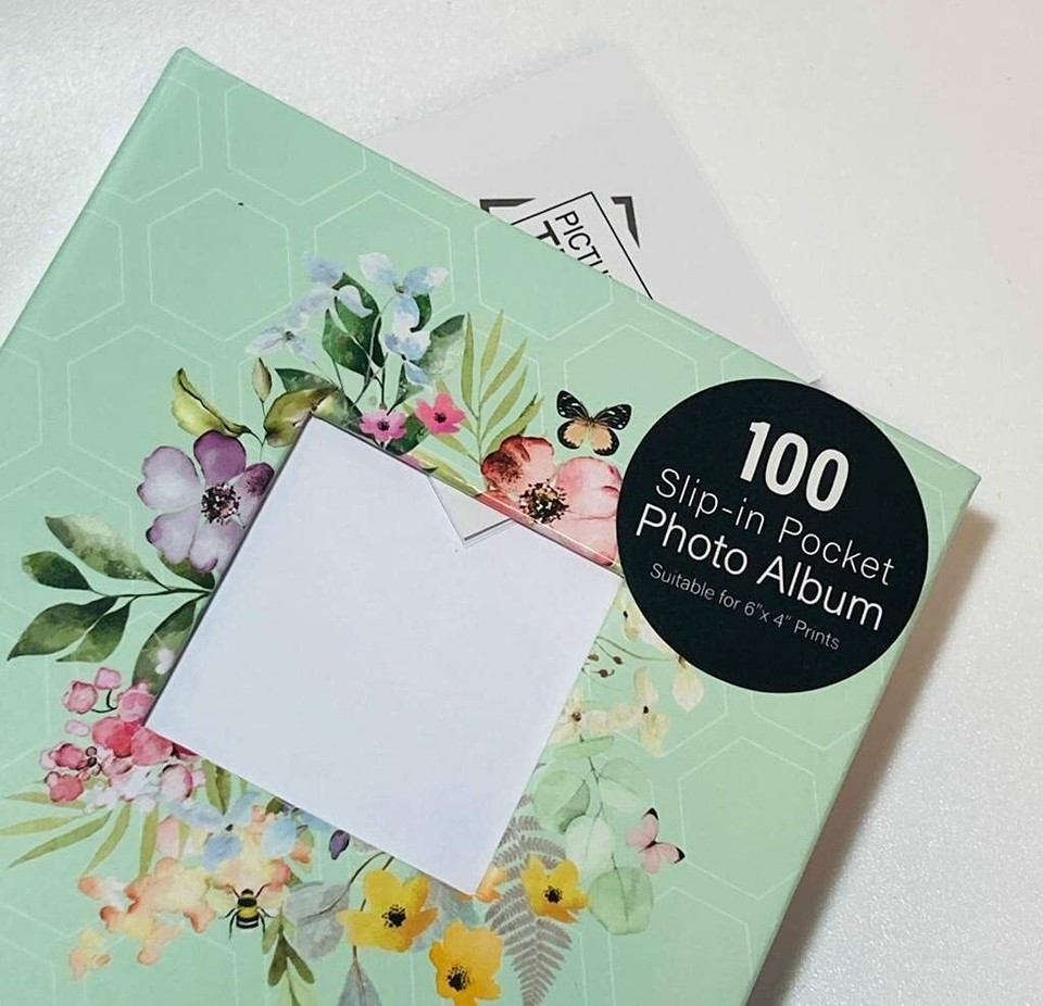 Floral Design 100/200/300 Pocket Photo Album Ideal Gift - 3 Size to ...