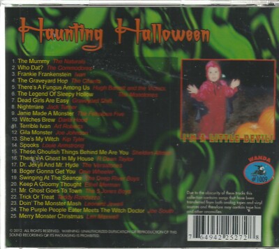 HAUNTING HALLOWEEN CD - BRAND NEW 25 TRACKS 80% FIRST TIME ON CD WANDA ...