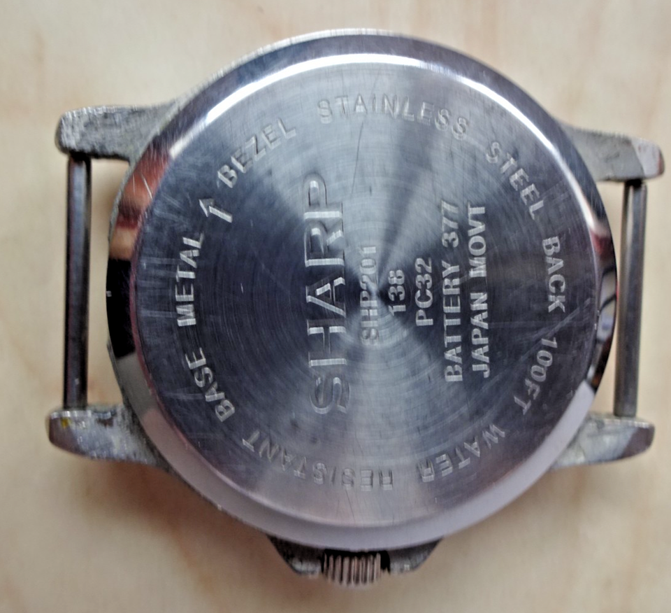 Sharp Opti-glo mens watch | eBay UK