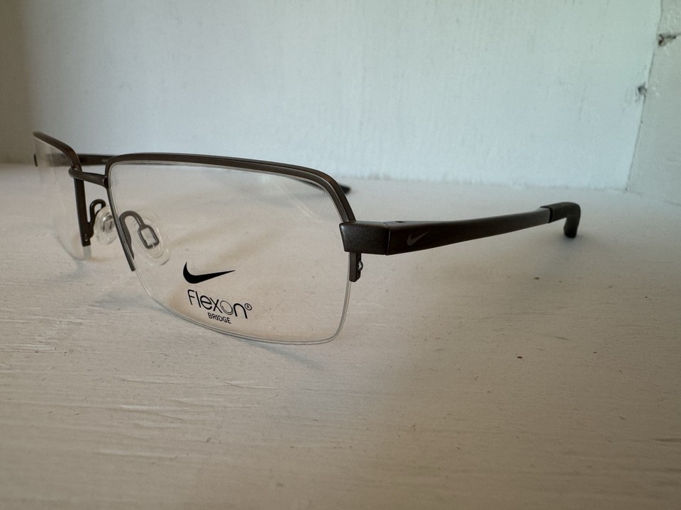 Free Shipping! Flexon Nike 4284 072 Gunmetal 54-18-140 Men's Eyeglasses ...