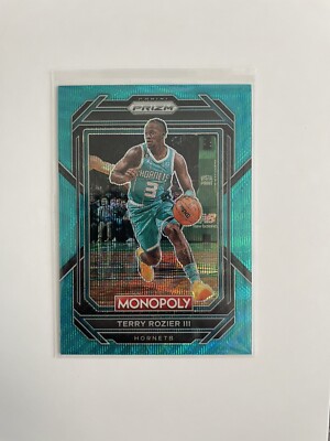 2022-23 Panini Prizm NBA Monopoly Terry Rozier SSP Teal Wave Card # 11 ...