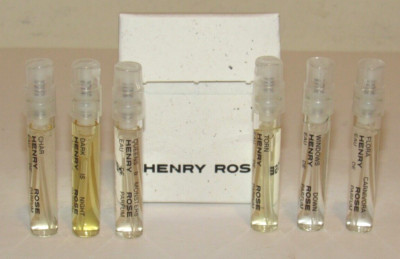 Henry Rose 6 Perfume Sampler Set Dark Is Night Queens & Monsters ...